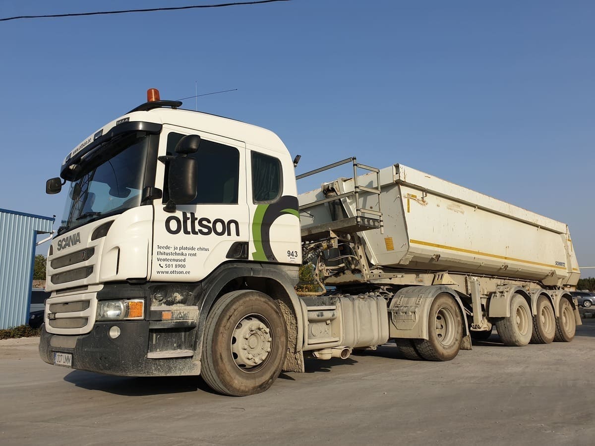 Tehnika rent ja veoteenused - Ottson OÜ koduleht